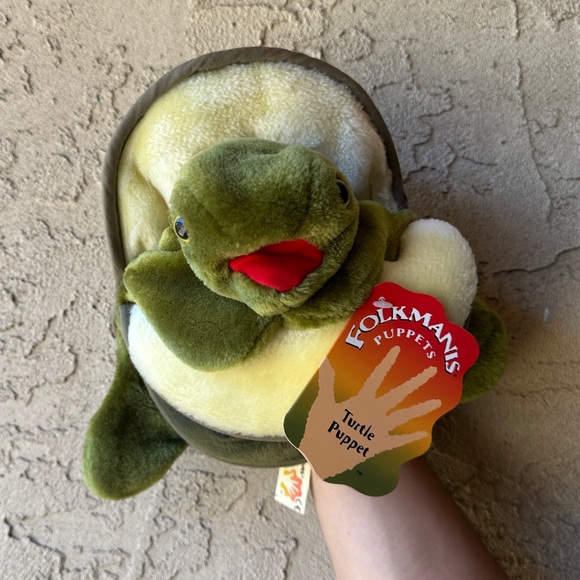 Vintage | Toys | Vintage Folkmanis Turtle Hand Puppet | Poshmark